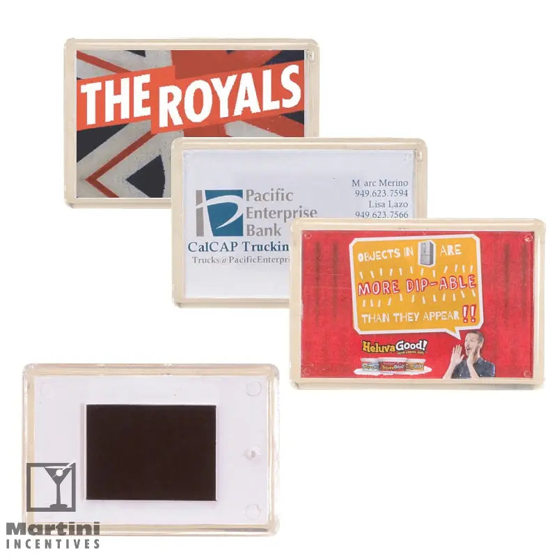 Acrylic Casing Magnet w/ 4 Colors – Martini Incentives